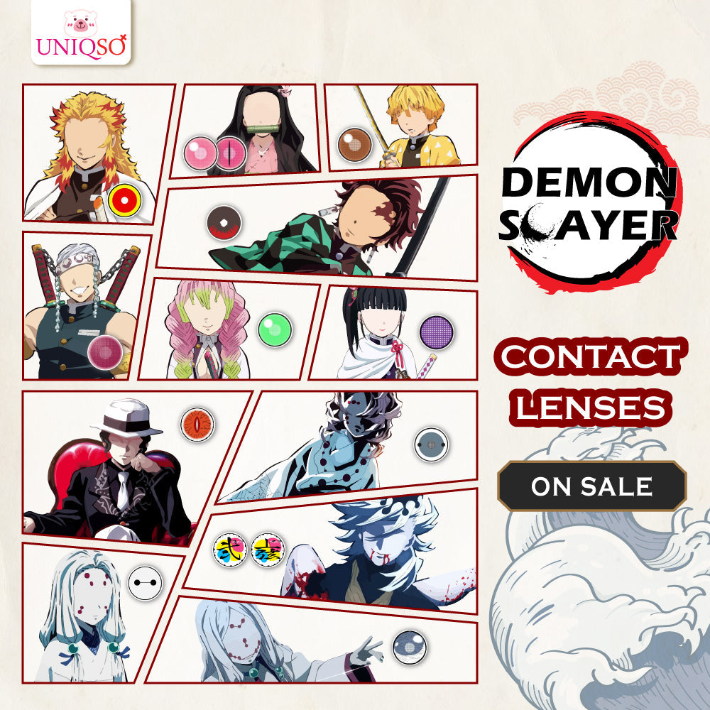 Demon Slayer Eye Contacts | Anime Cosplay Contacts – UNIQSO EU
