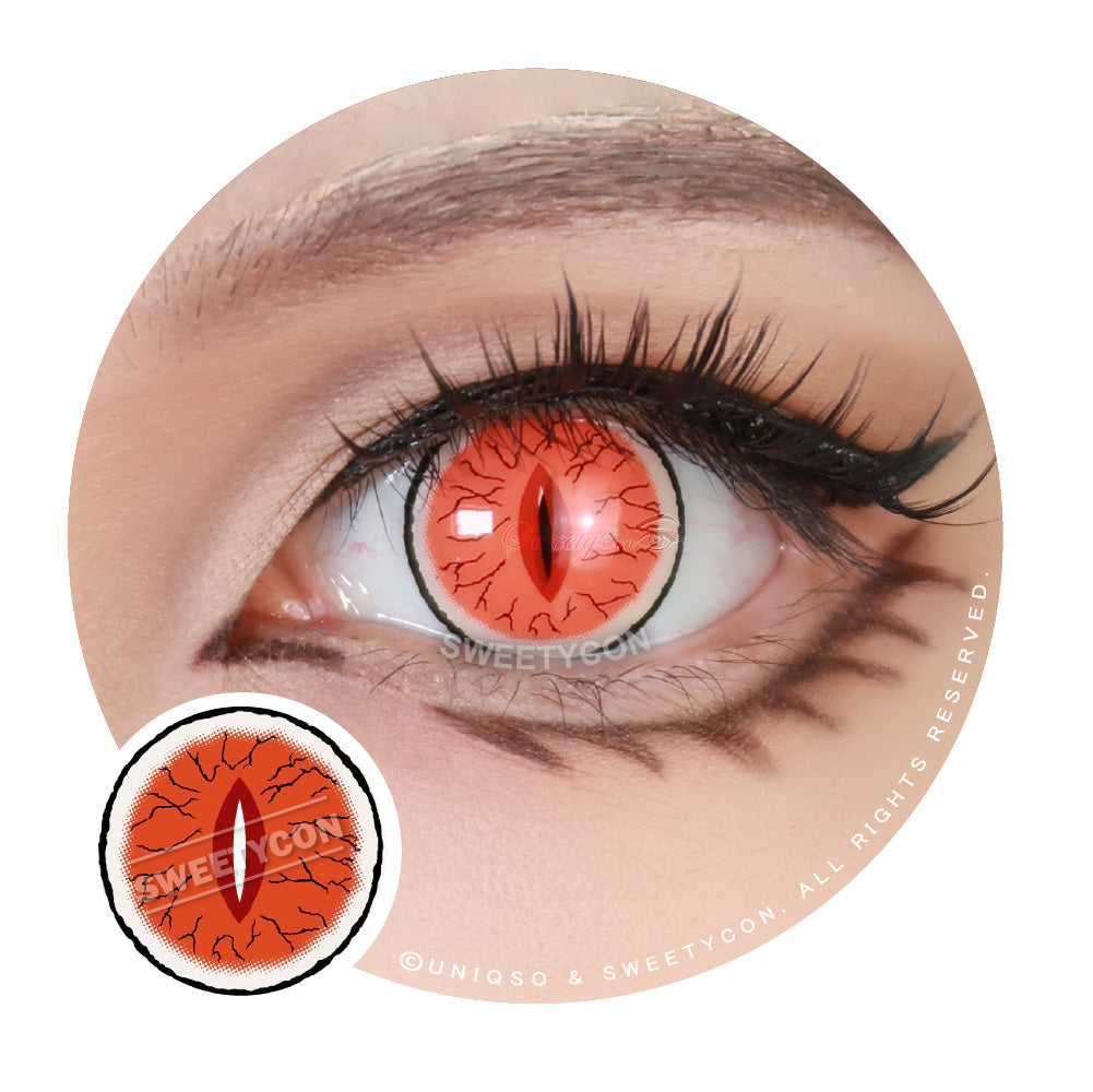 Sweety Demon Eye Orange (1 lens/pack) – UNIQSO EU